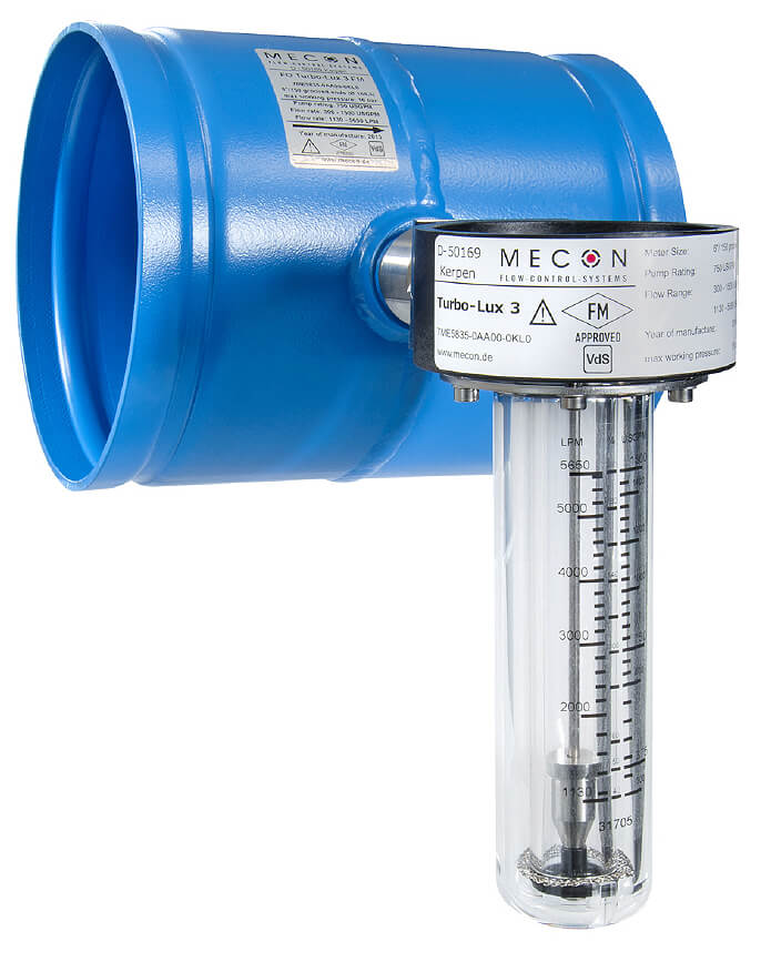 Minimax Viking Volumenstrom-Messgerät Turbo-Lux 3 komplett DN200 2RK (2200 - 11000 l/min) — KFT ...