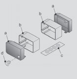 Aumüller chain drive AP KSA set cover profile end cap black. — KFT ...
